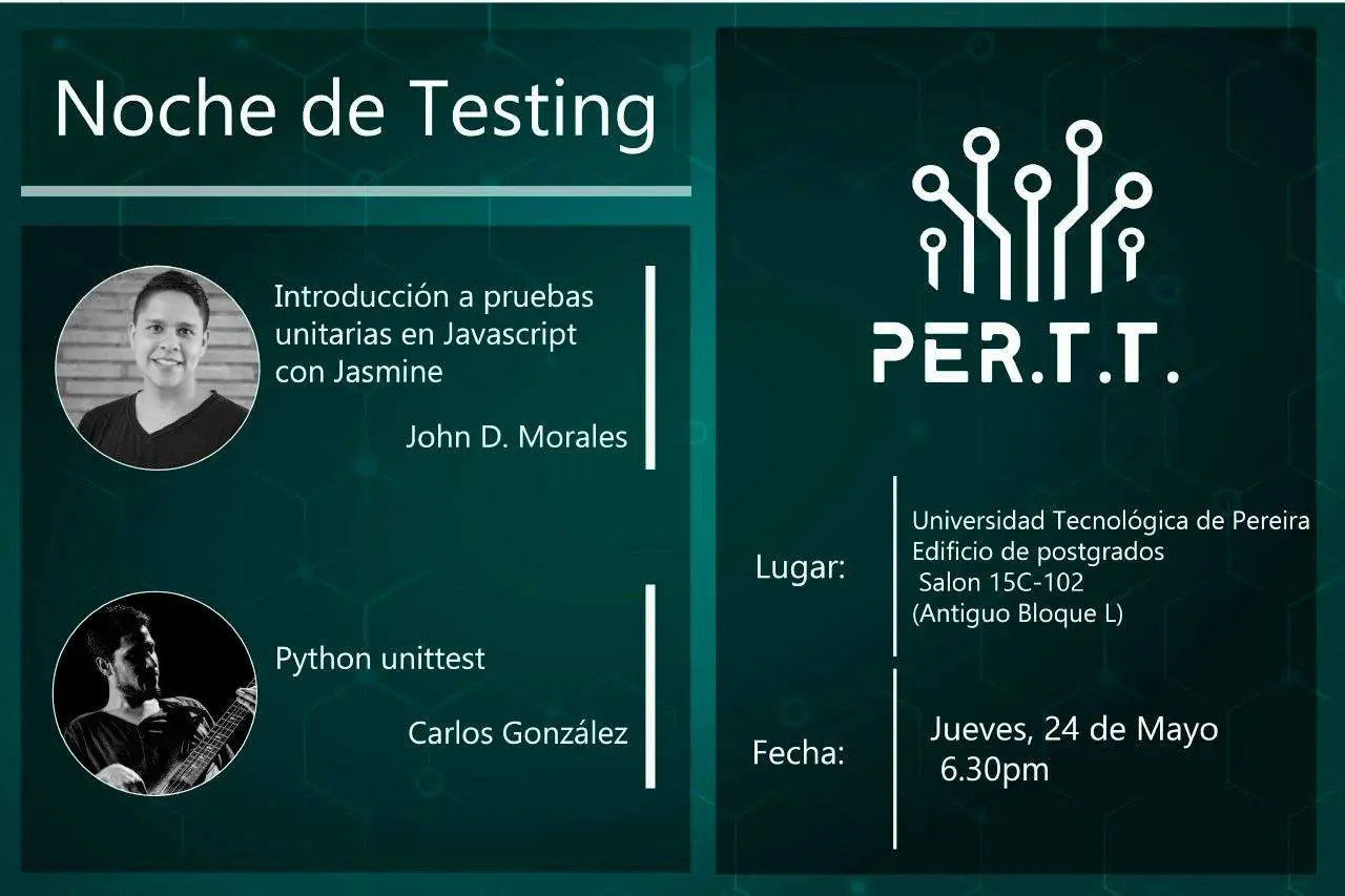 Noche de testing - Pruebas Unitarias en Python y Javascript — Pereira ...